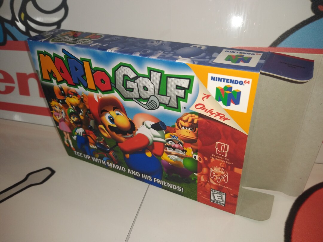Mario Golf Replacement Box - N64 Nintendo 64 - Highest Quality Boxes in ...