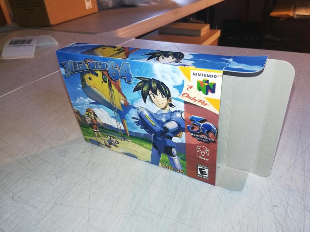 Mega Man 64 Custom Replacement Box - N64 Nintendo 64 - Highest Quality ...
