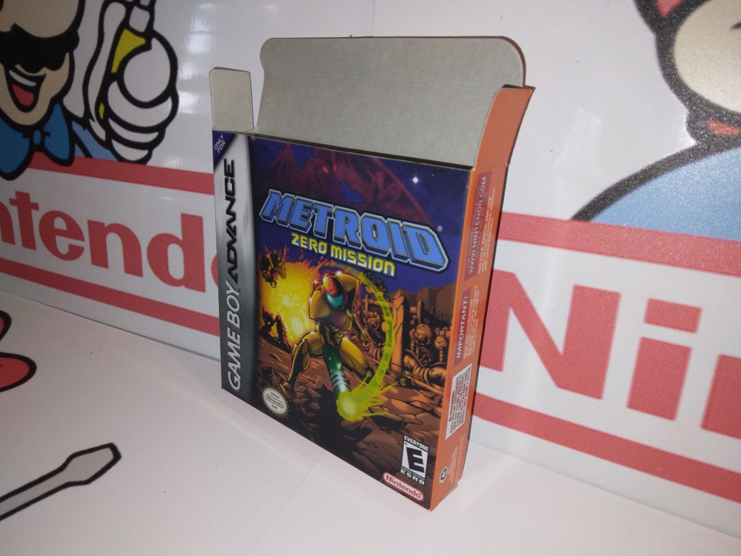 Metroid Zero Mission GBA Replacement Box - Nintendo Game Boy Advance ...
