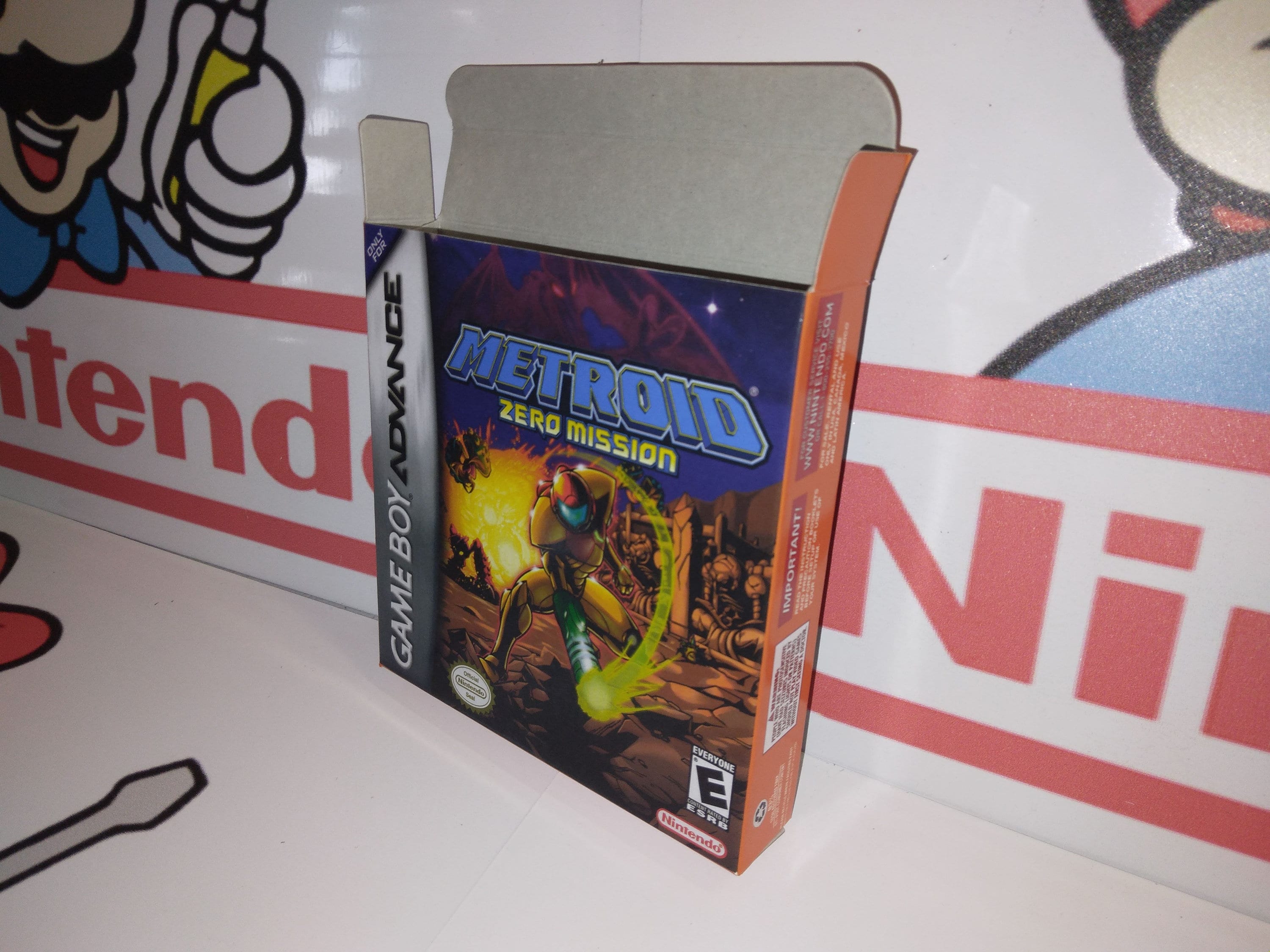 Metroid Zero Mission GBA Replacement Box Nintendo Game Boy Advance ...
