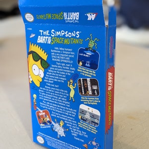 The Simpsons: Bart Vs. the Space Mutants Replacement Box - Nintendo NES ...