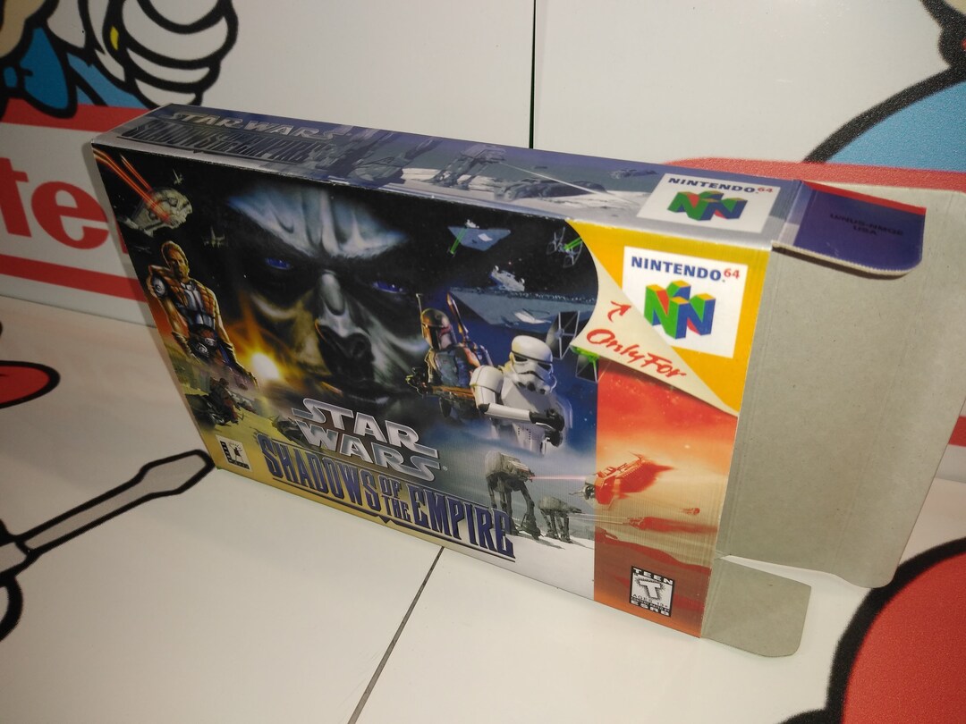 Star Wars: Shadows of the Empire Replacement Box - N64 Nintendo 64 ...