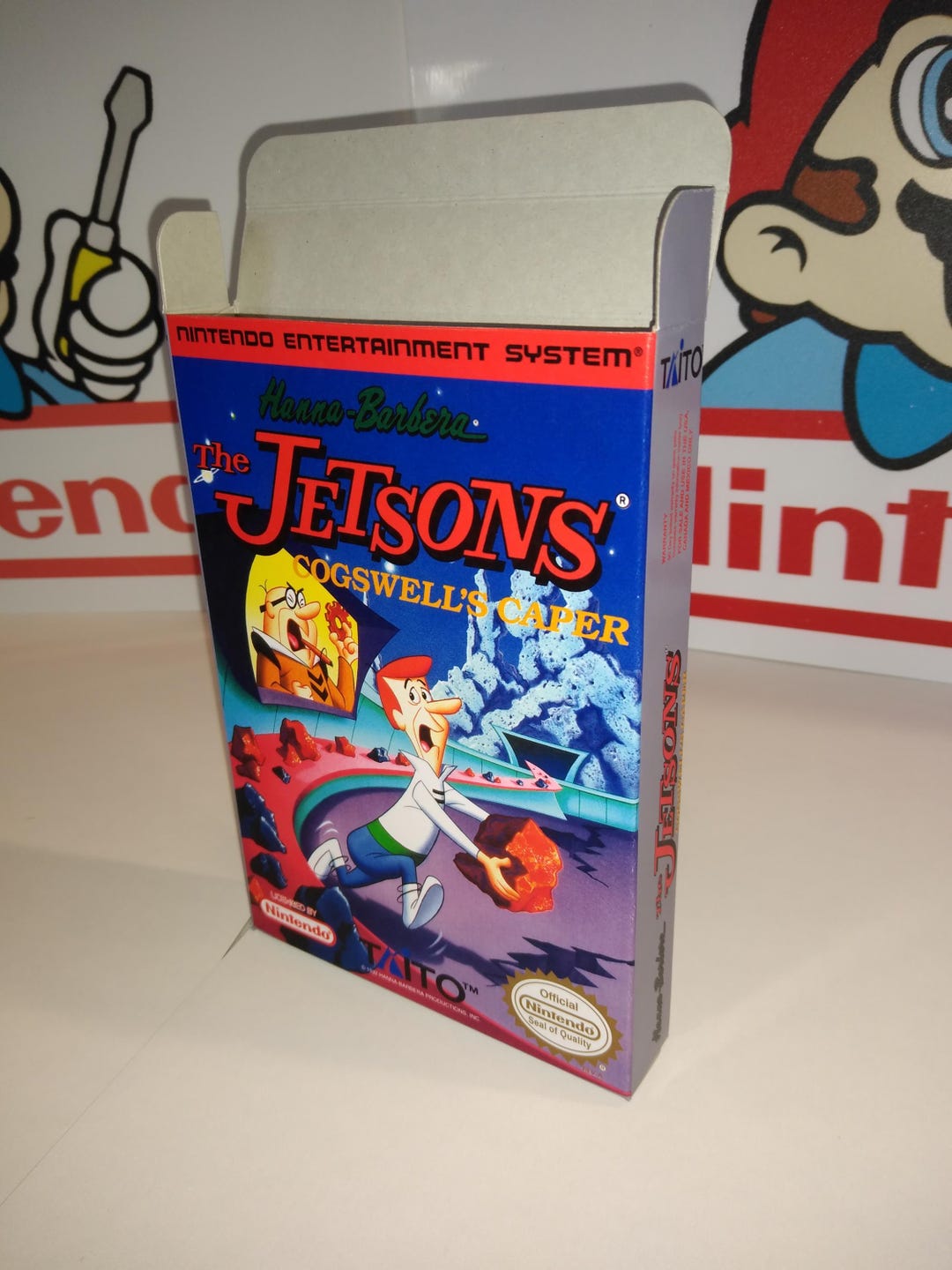 The Jetsons: Cogswell's Caper Replacement Box - Nintendo NES - Highest ...