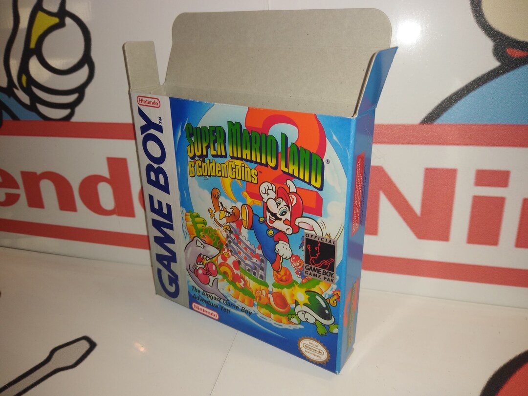 Super Mario Land 2 Replacement Box - Nintendo Game Boy - Highest ...
