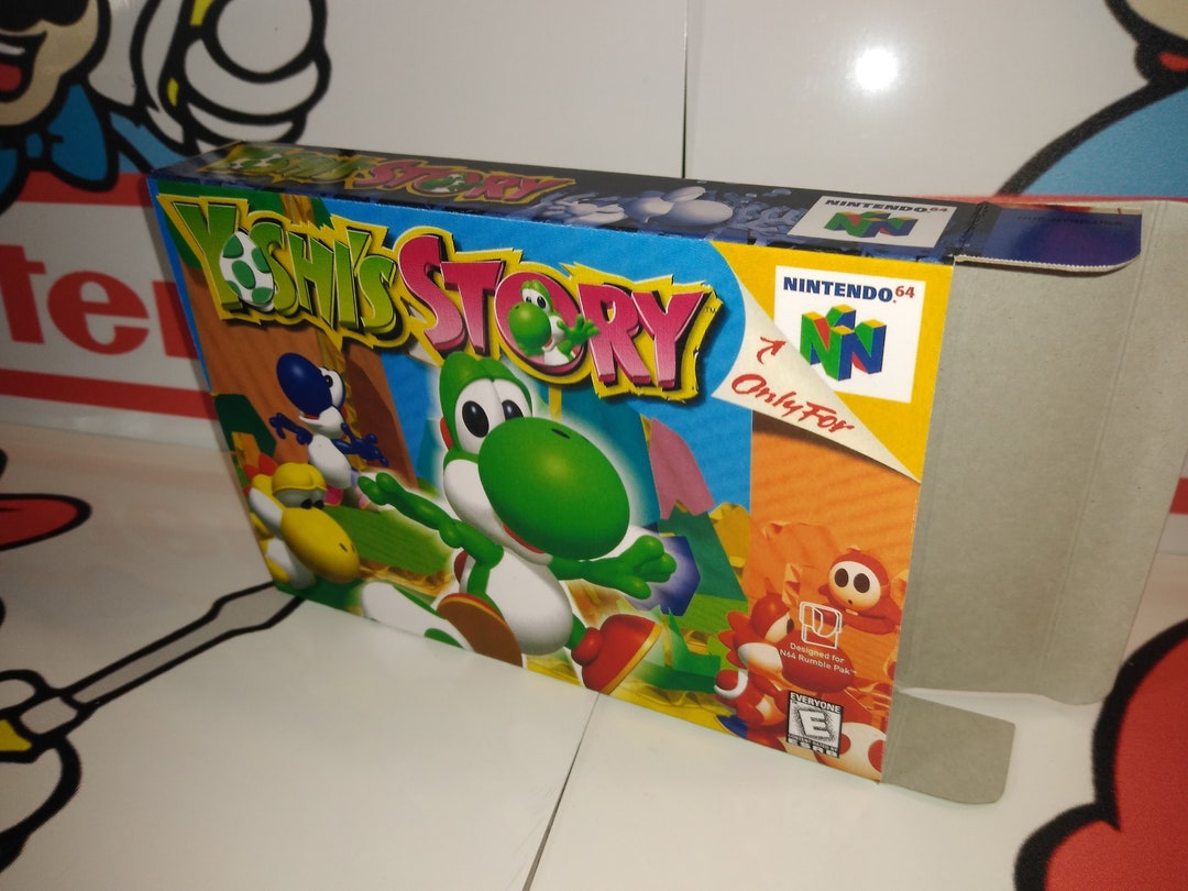Yoshi's Story Replacement Box - N64 Nintendo 64 - Highest Quality Boxes ...