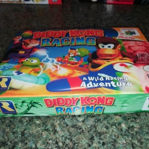 Diddy Kong Racing Replacement Box - N64 Nintendo 64 - Highest Quality ...