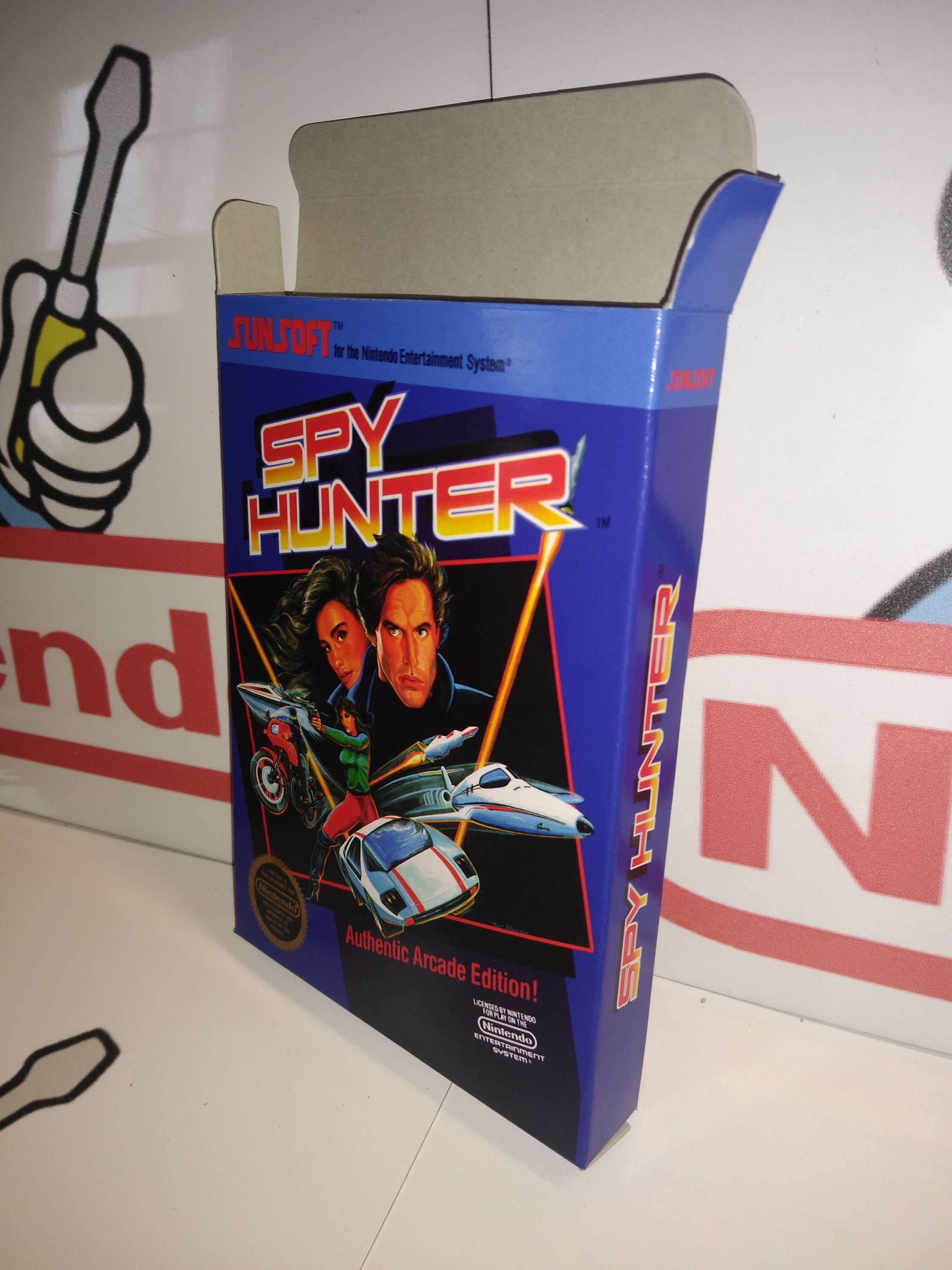 Spy Hunter Replacement Box - Nintendo NES - Highest Quality Boxes in ...