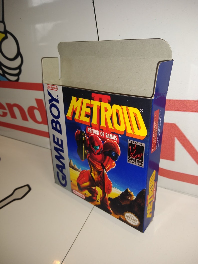 Metroid II 2 Return of Samus Replacement Box Nintendo Game - Etsy
