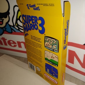Super Mario Bros. 3 Left Variant Replacement Box - Nintendo NES ...