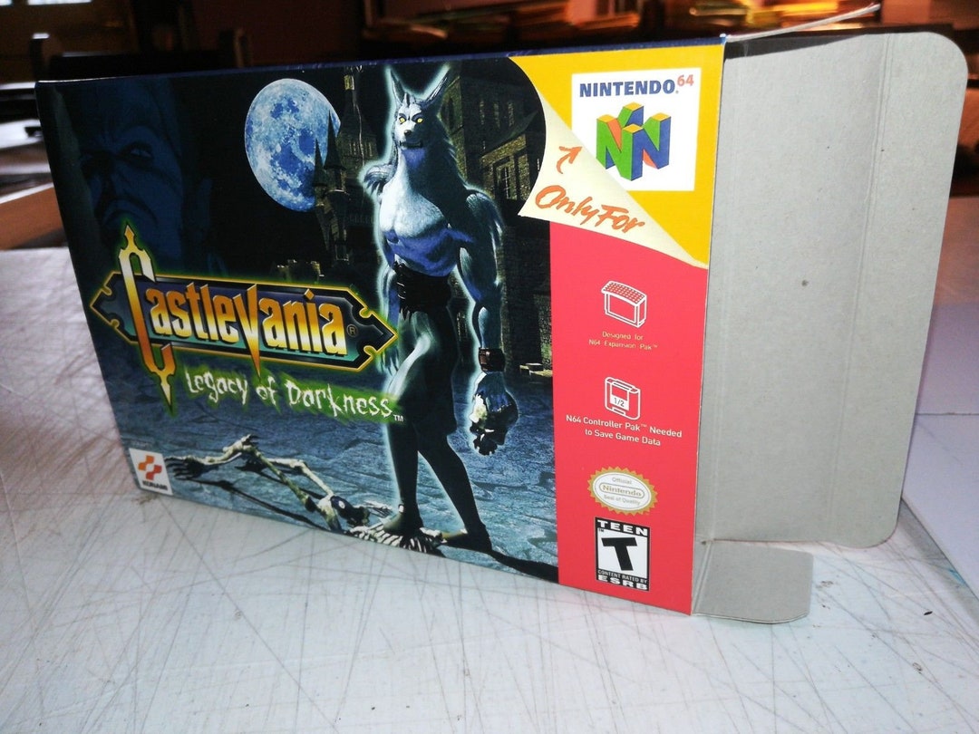 Castlevania Legacy of Darkness Replacement Box - N64 Nintendo 64 ...