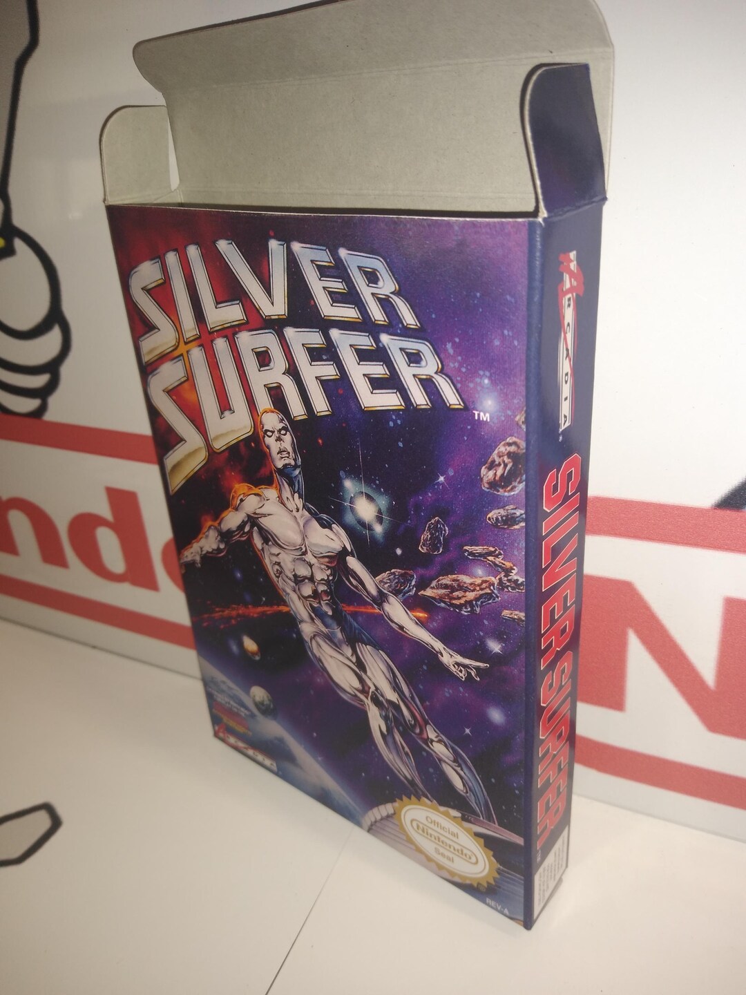 Silver Surfer Replacement Box - Nintendo NES - Highest Quality Boxes in ...