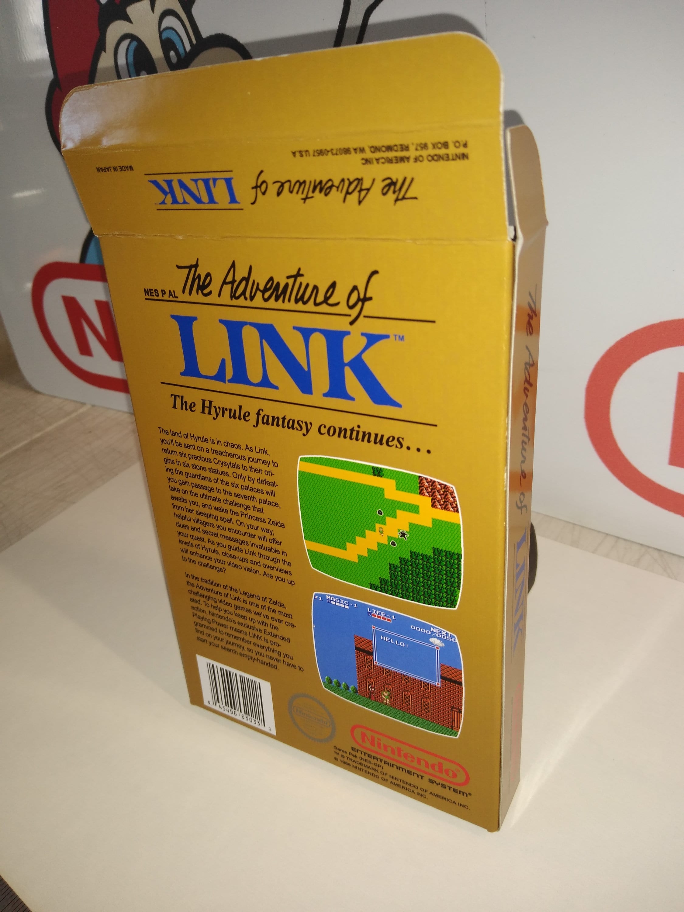 Zelda 2 the Adventure of Link Replacement Box Nintendo NES Highest ...