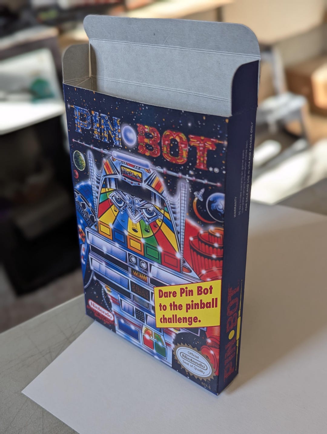 Pin Bot Replacement Box - Pinbot Nintendo NES - Highest Quality Boxes ...
