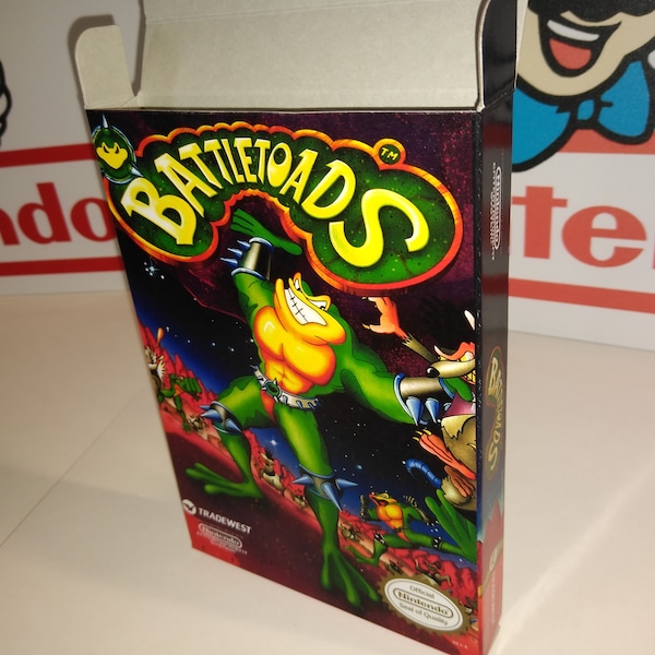 Battletoads Nes Box - Etsy