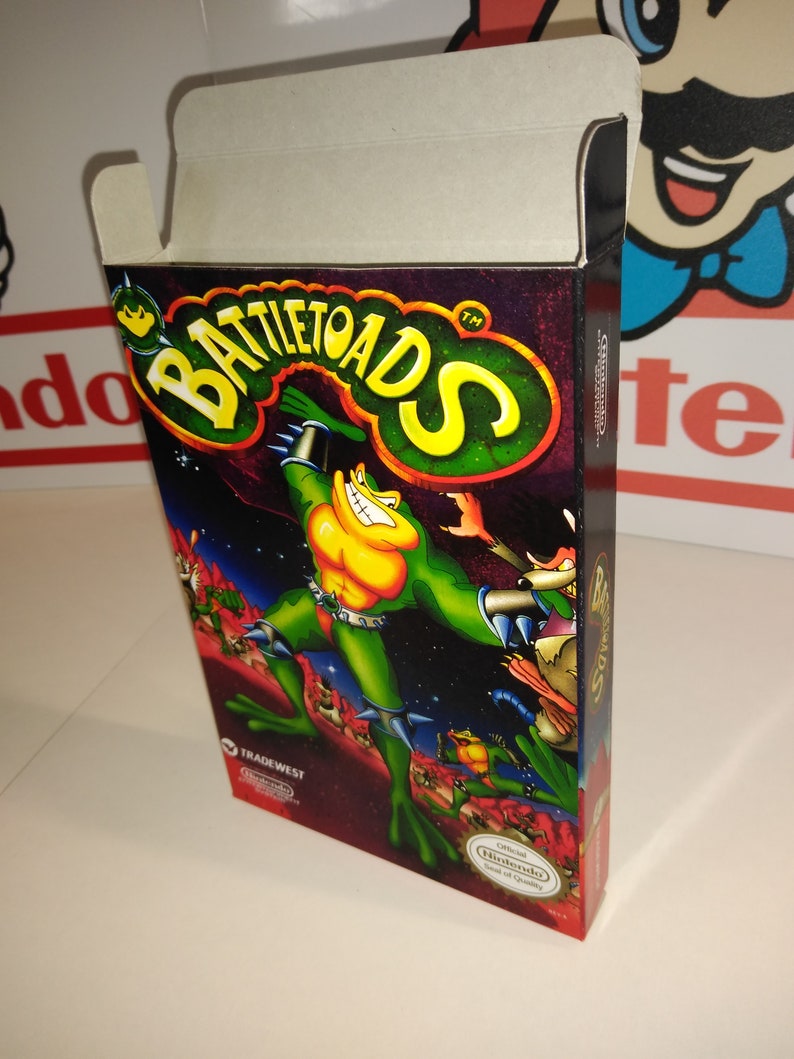 Battletoads Replacement Box - Nintendo NES - Highest Quality Boxes in ...