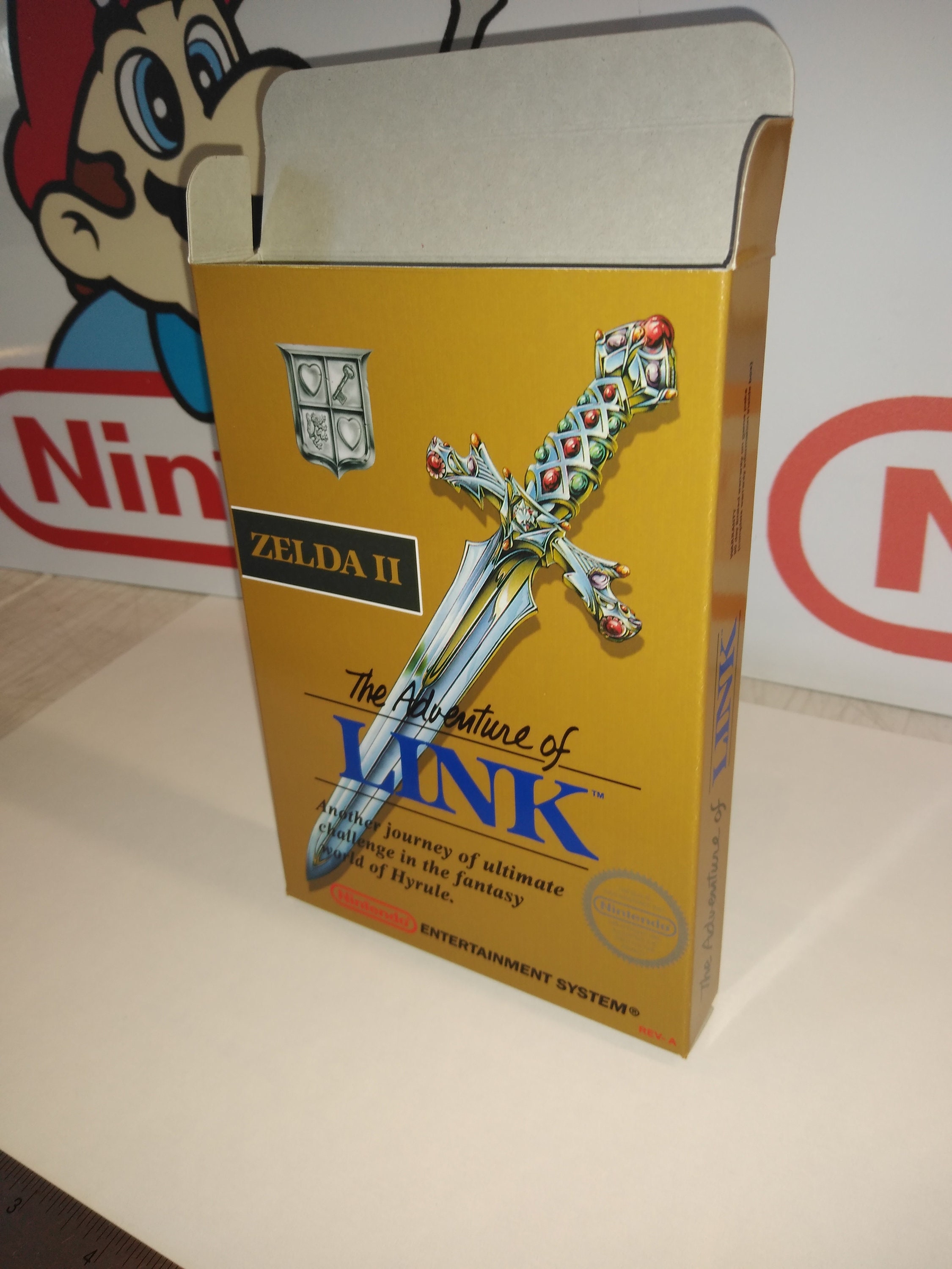 Zelda 2 the Adventure of Link Replacement Box Nintendo NES Highest ...