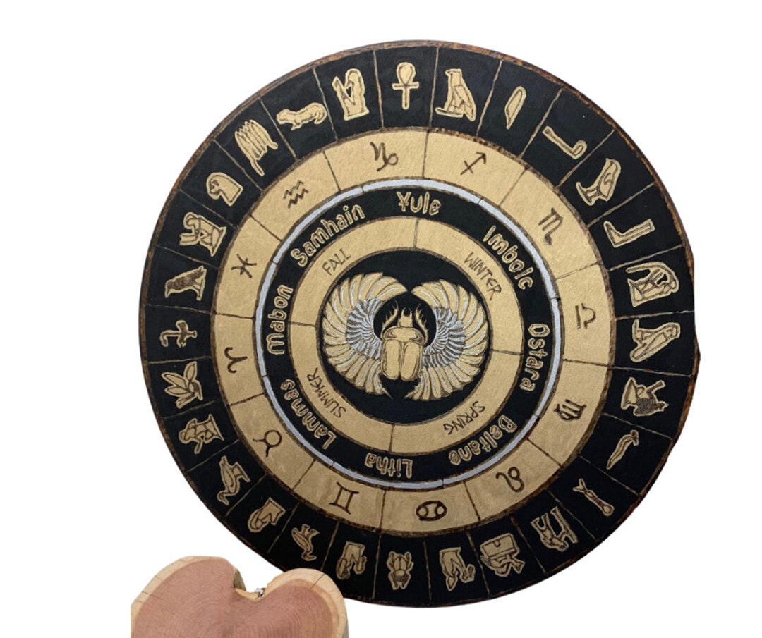 Egyptian Inspired Wheel of the Year Decor Free Shipping - Etsy