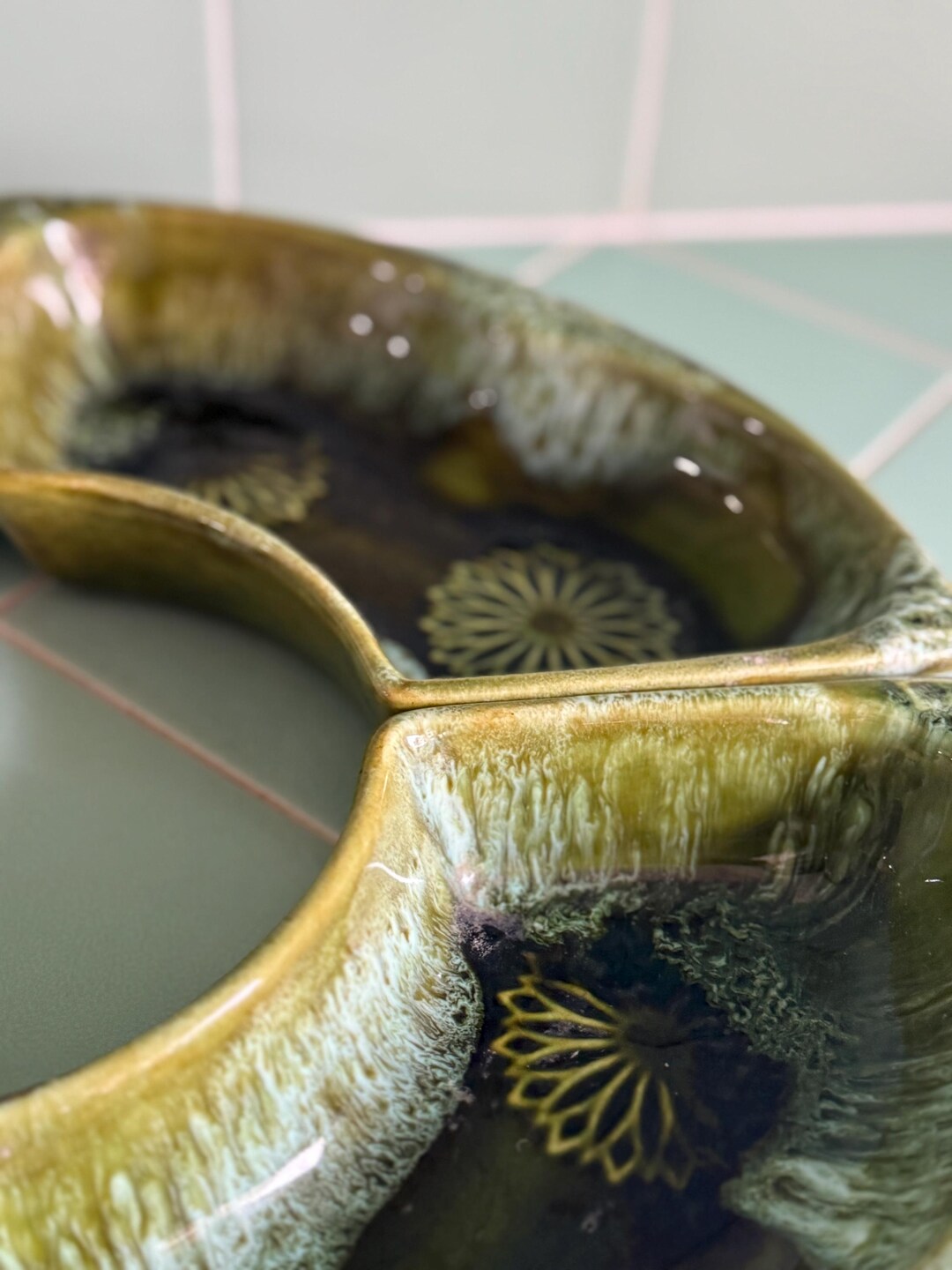 Vintage Divided Dish Wade of California Serving Trays - Etsy