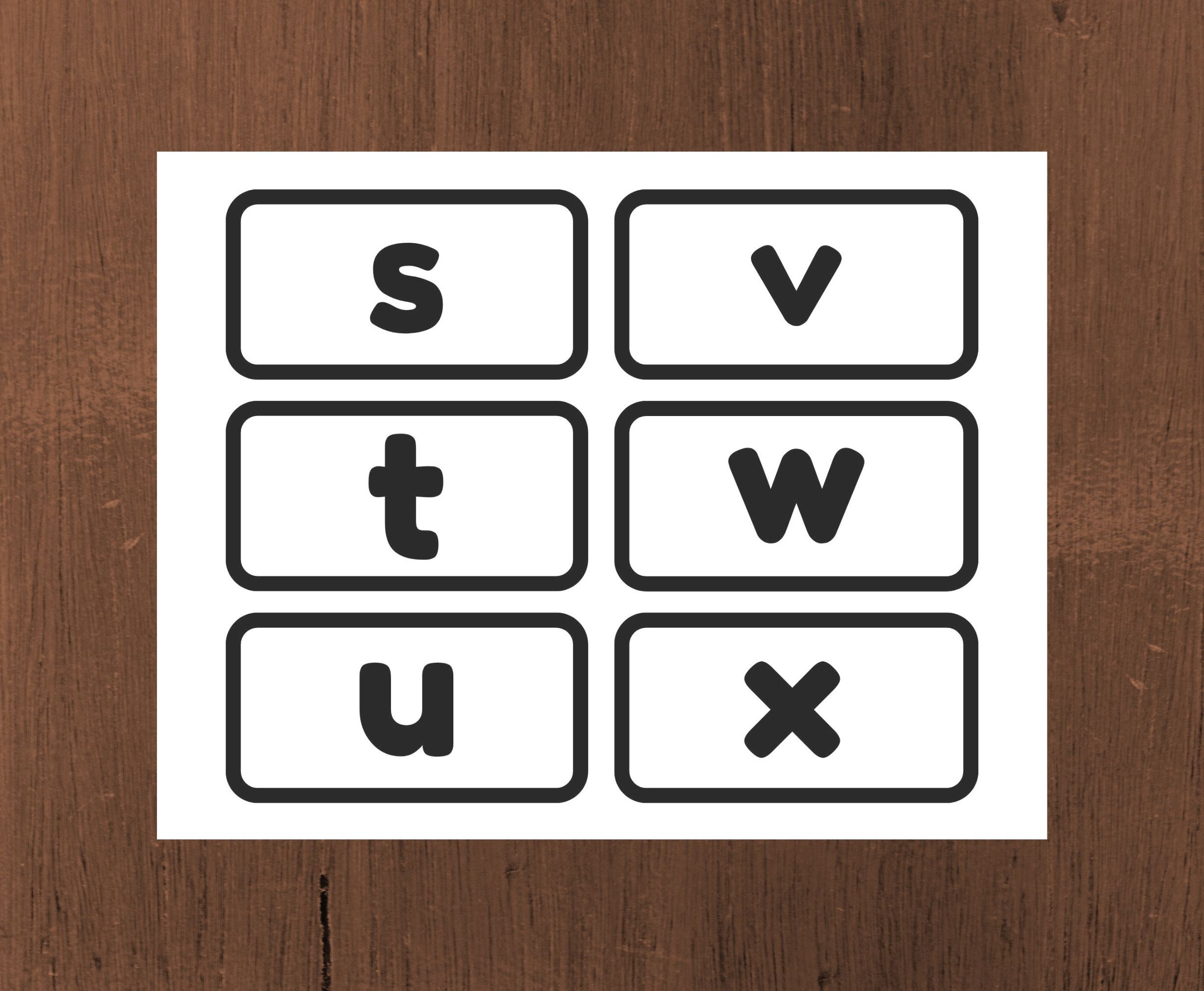 26 Printable Uppercase Alphabet Flashcards. Preschool-kindergarten ...