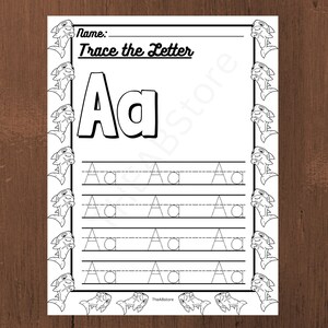 Baby Shark Theme Alphabets Tracing Worksheets, Baby Shark Boarder ...