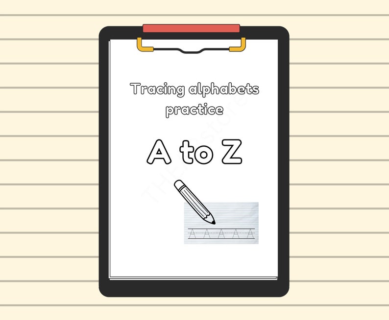 Alphabet Tracing, Worksheets, 26 Printable Uppercase, Preschool ...