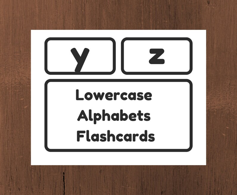 26 Printable Uppercase Alphabet Flashcards. Preschool-kindergarten ...