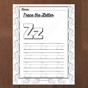 Baby Shark Theme Alphabets Tracing Worksheets, Baby Shark Boarder ...