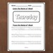 Days of the Week Tracing Worksheets / Tracing Printable for - Etsy
