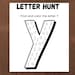 Letter Hunt, Preschool Games, Alphabet Games, Alphabet Activity - Etsy
