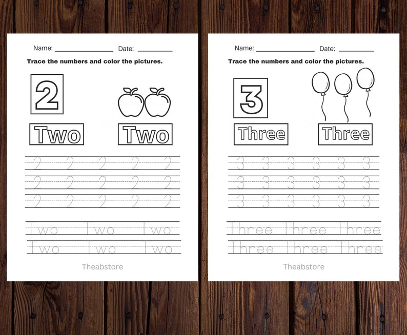 21 Printable Numbers 0 to 20 Tracing Worksheets. Preschool-kindergarten ...