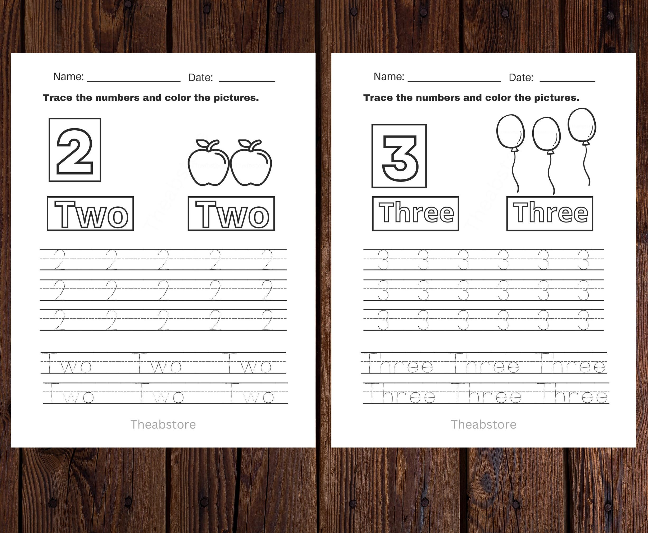 21 Printable Numbers 0 to 20 Tracing Worksheets. Preschool-kindergarten ...