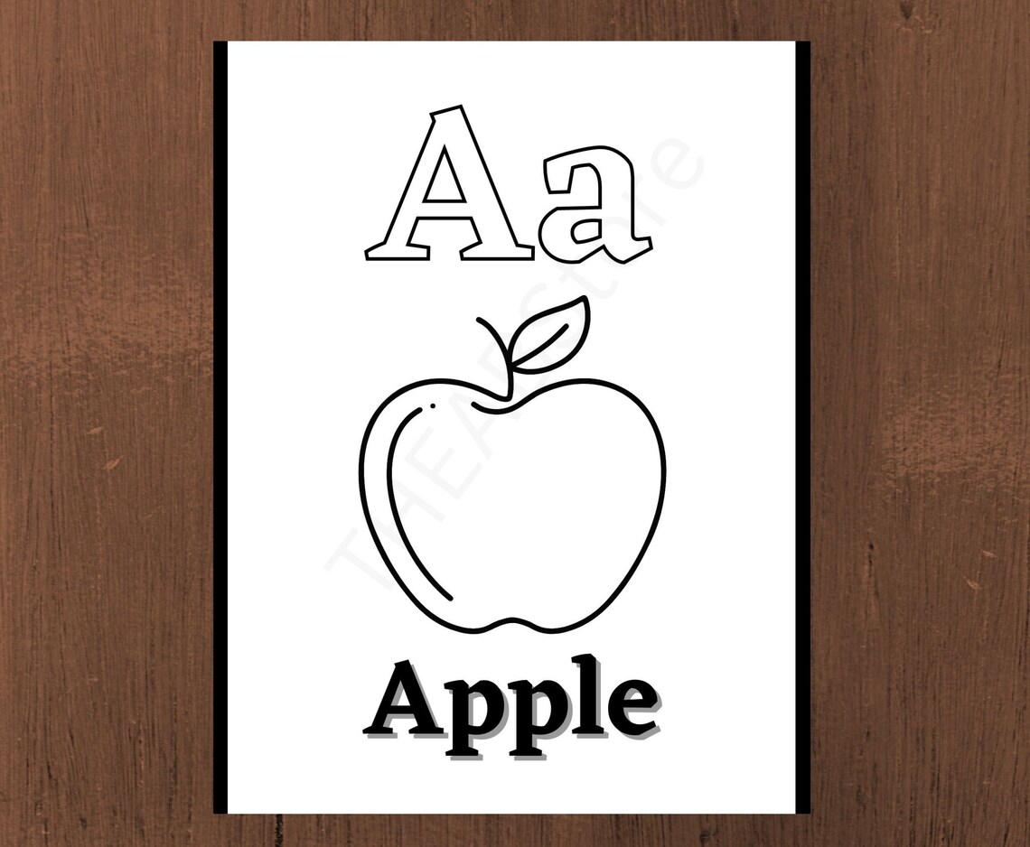 Alphabet Worksheets coloring Printable Alphabets Coloring Book ...