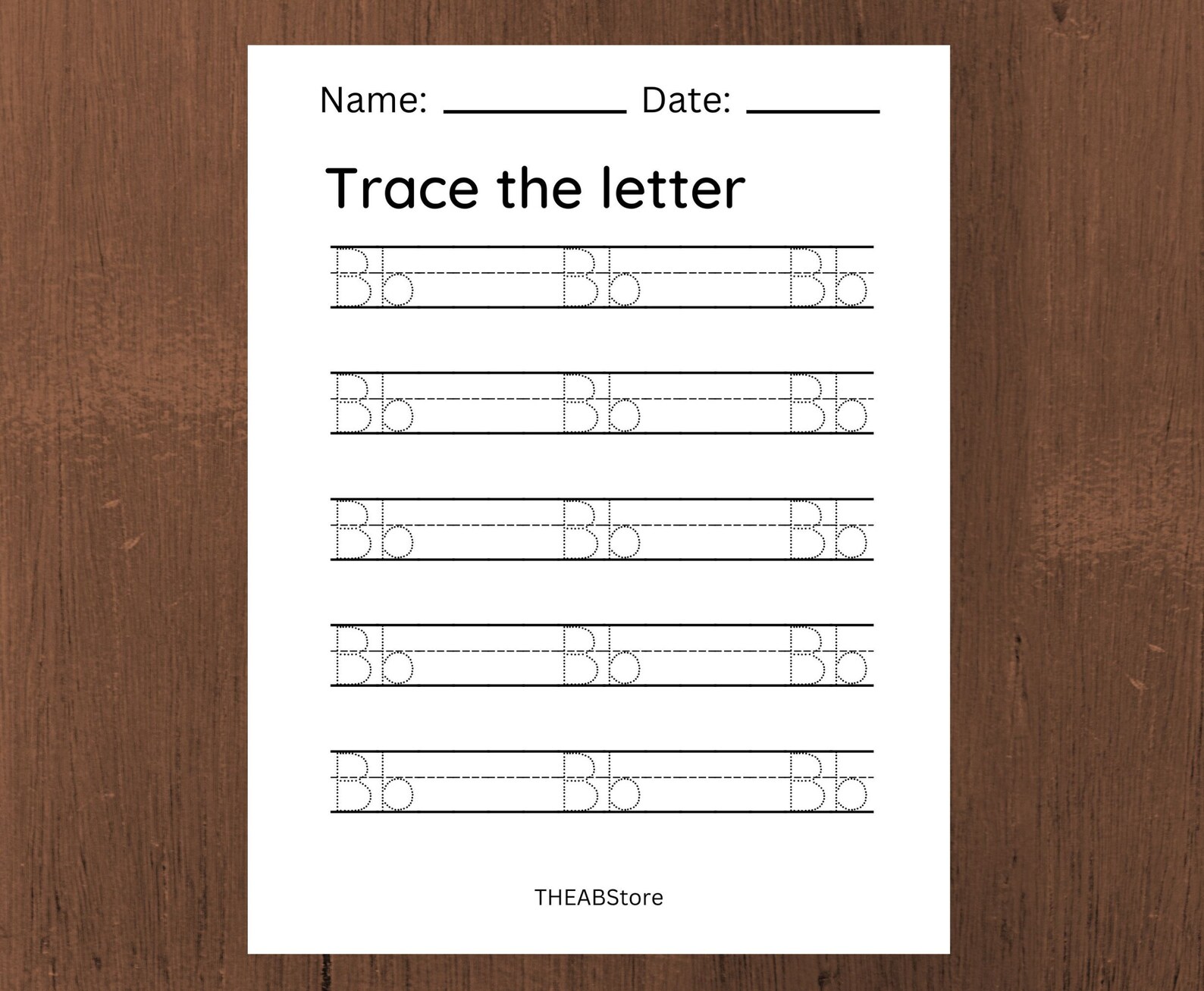 26 Printable Trace the Alphabet Worksheets. Preschool-kdg Phonics - Etsy