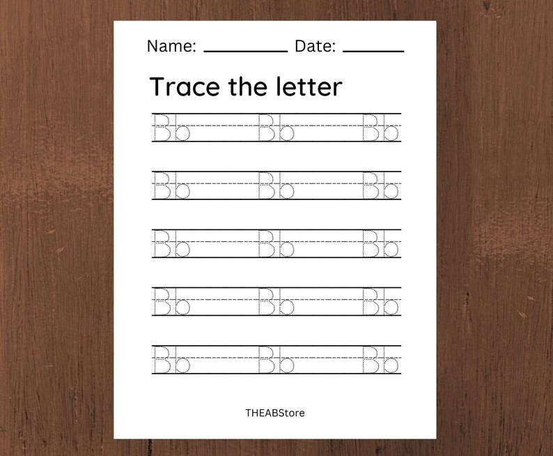 26 Printable Trace the Alphabet Worksheets. Preschool-kdg Phonics - Etsy