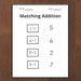 1 to 10 Matching Addition Worksheets 10 Add and Match Fun - Etsy