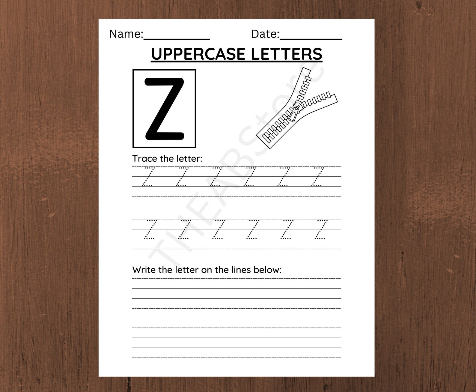 26 Printable Trace the Alphabet Worksheets. Preschool-kdg Phonics,trace ...