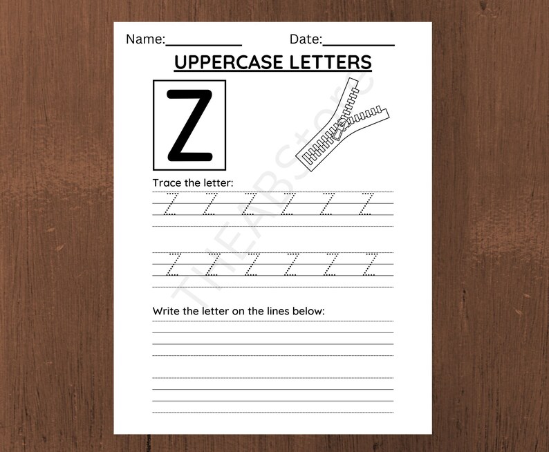 26 Printable Trace the Alphabet Worksheets. Preschool-kdg Phonics,trace ...