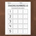 1 to 50 Number Tracing Worksheets, Traceable Numbers, Preschool ...