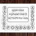 26 Uppercase Alphabet Dab It With 1 Cover Page ,26 Printable Alphabet ...