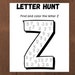 Letter Hunt, Preschool Games, Alphabet Games, Alphabet Activity - Etsy