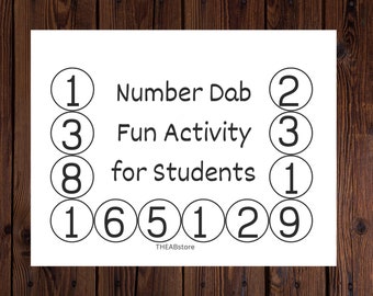 Numbers Count and Match Activity Worksheets, Preschool-kindergarten ...