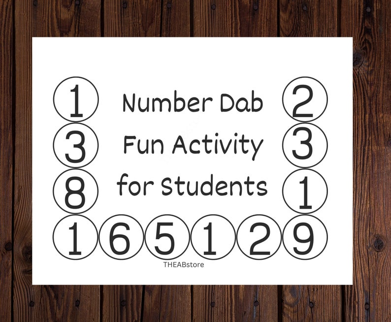 20 Printable Numbers 1-20 Dab It Worksheets. Preschool-kindergarten ...