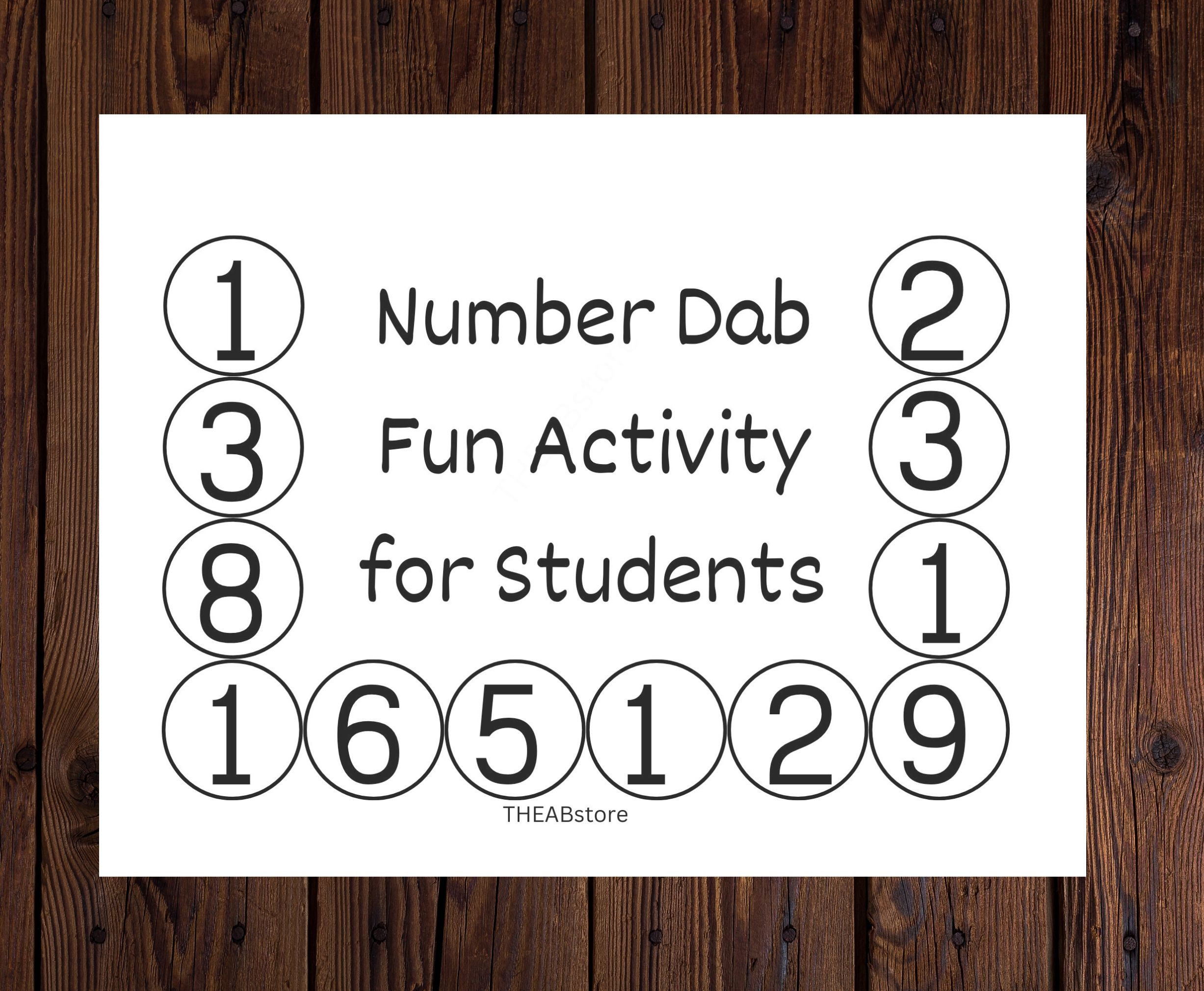 20 Printable Numbers 1-20 Dab It Worksheets. Preschool-kindergarten ...