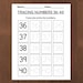 1 to 50 Number Tracing Worksheets, Traceable Numbers, Preschool ...