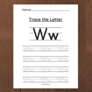 26 Printable Trace the Alphabet Worksheets. Preschool-kdg Phonics,26 ...