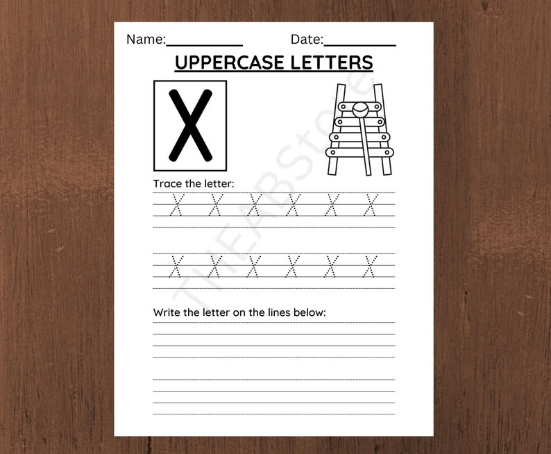 26 Printable Trace the Alphabet Worksheets. Preschool-kdg Phonics,trace ...
