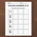 1 to 50 Number Tracing Worksheets, Traceable Numbers, Preschool ...