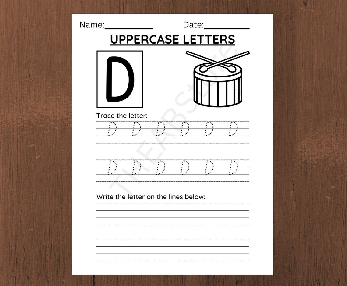 26 Printable Trace the Alphabet Worksheets. Preschool-kdg Phonics,trace ...