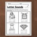 26 Printable Alphabet Letter Sounds Worksheets. Preschool-kdg Phonics ...