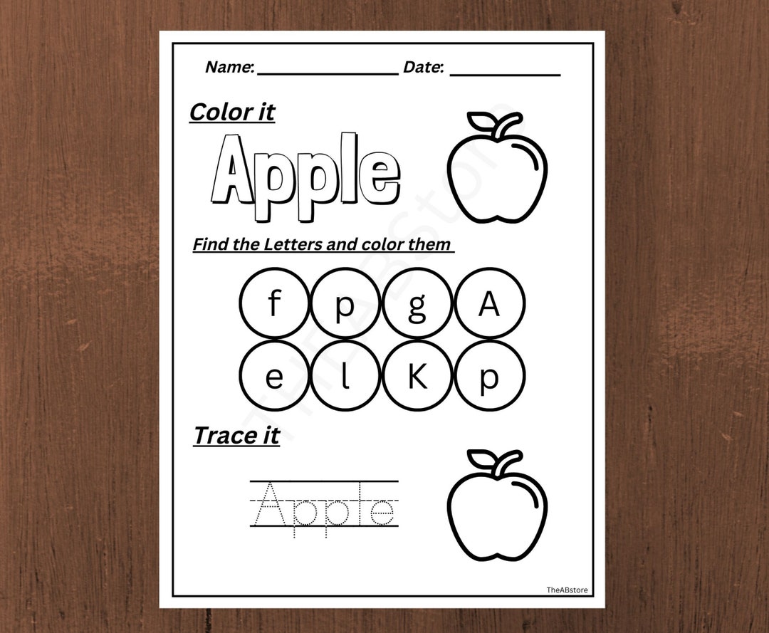 26 Alphabet Worksheets, Alphabets Activity Worksheets, Kindergarten ...